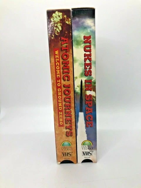 2 WILLIAM SHATNER VHS Atomic Journeys & Nukes in Space £13.25 - PicClick UK