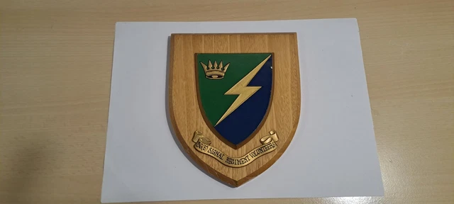 ARMY MILITARY WALL Plaque, 36 Signal Regiment volunteers, used £17.46 ...