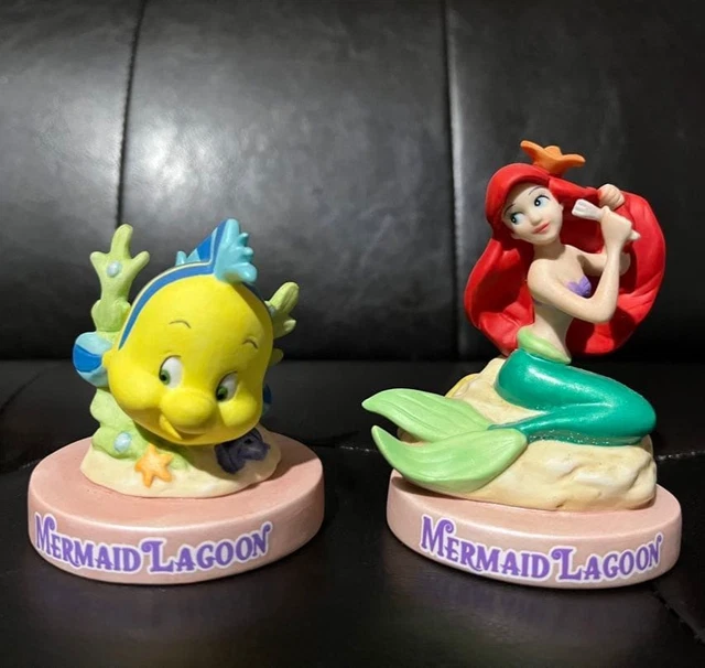 DISNEY LITTLE MERMAID Ariel & Flounder Figurine Tokyo DisneySea £100.18 ...