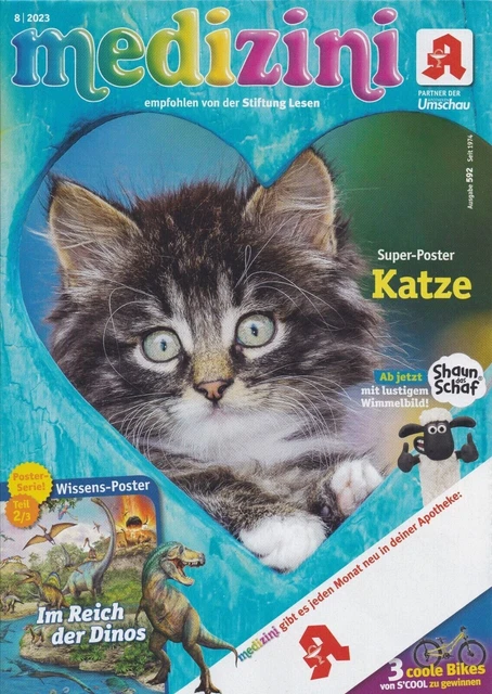 MEDIZINI ZEITSCHRIFT 8/2023 Poster Katze Wissens-Poster 2 Im Reich der ...