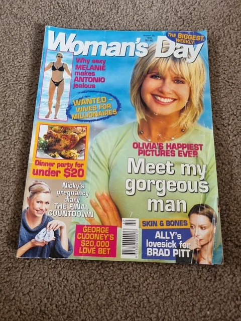 WOMAN'S DAY MAGAZINE October 1998-Olivia Newton-John-Elle Macpherson ...