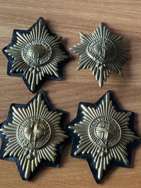ORIGINAL BRITISH VICTORIAN WW1 WW2 Cap Badges x4 Coldstream Guards £68. ...