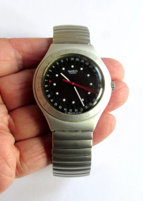 SWATCH IRONY ALUMINIUM Watch ' Balise ' Ag 1997 / Ygs 4005 £31.92 - PicClick UK