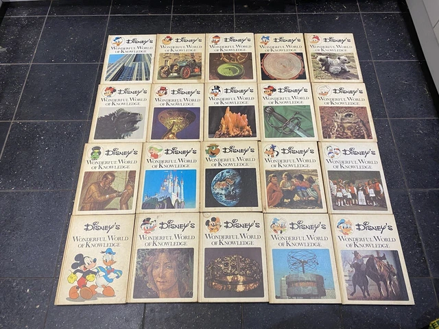 DISNEY'S WONDERFUL WORLD Of Knowledge 20 Volumes Set 1973 The Danbury ...