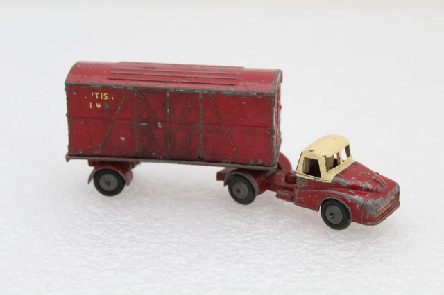 VINTAGE BUDGIE TOY British Railways Container Trailer Truck Diecast ...