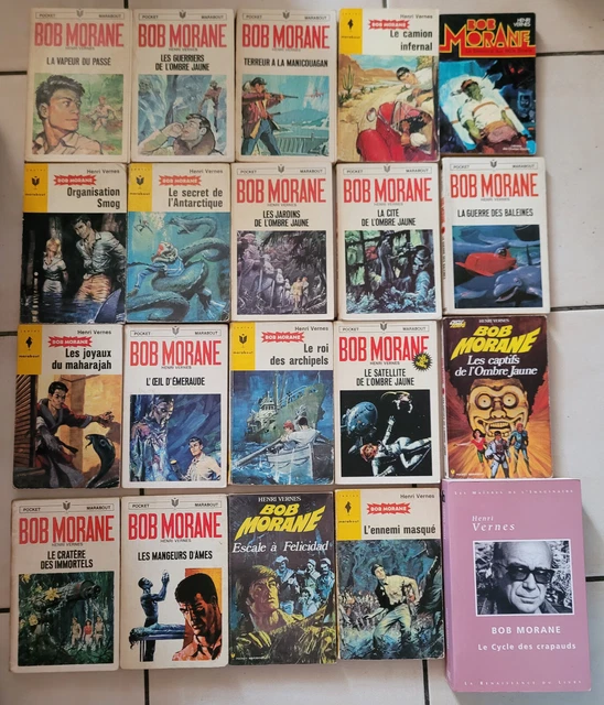 LOT DE 23 romans BOB MORANE, dont le "cycle des crapauds" EUR 70,00 ...