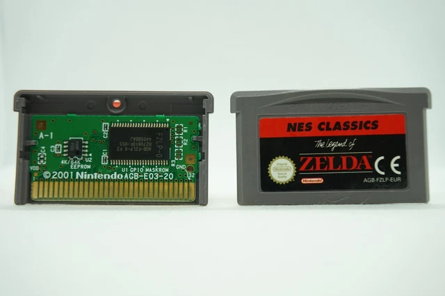 THE LEGEND OF Zelda Nes Classics Nintendo Gameboy Advance GBA 2004 PAL ...