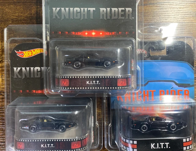 HOT WHEELS KNIGHT Rider K.I.T.T. KITT Retro Entertainment 3 Car Lot $69 ...