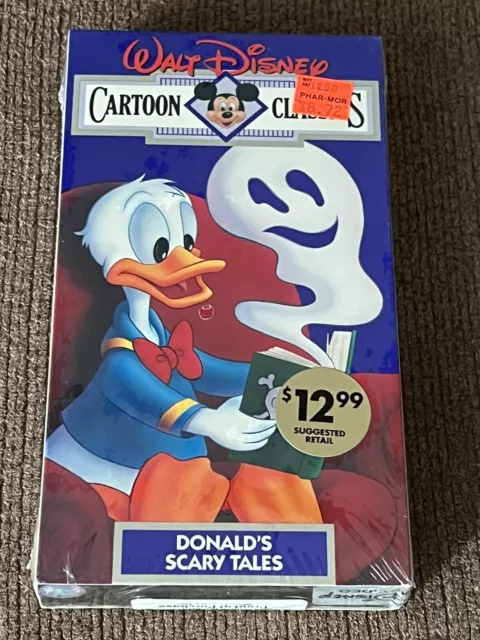 Vhs Walt Disney Cartoon Classics Donalds Scary Tales Eur 13 95