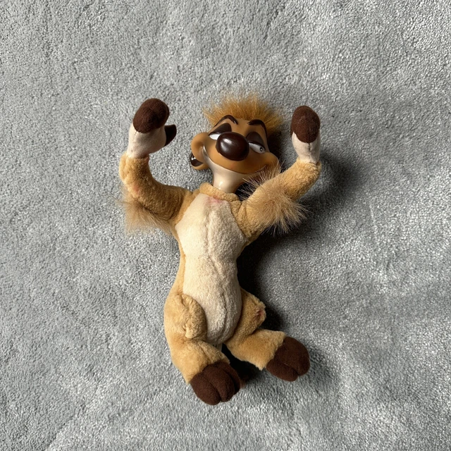 1994 MATTEL DISNEY The Lion King - Timon - Soft Plush Stuffed Toy Doll ...