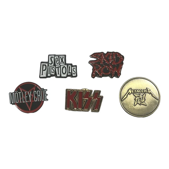 ASSORTED ROCK BAND enamel pins, Set Of 5 Pins $35.00 - PicClick AU