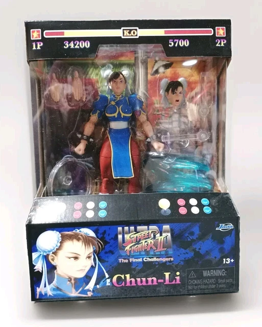 JADA TOYS CHUN-LI Street Fighter II 6" Collector Figure MISB £24.99 ...