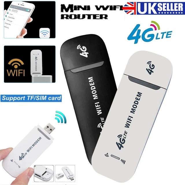 4G LTE WIRELESS Router Unlocked USB Dongle Modem Mobile Broadband WIFI ...