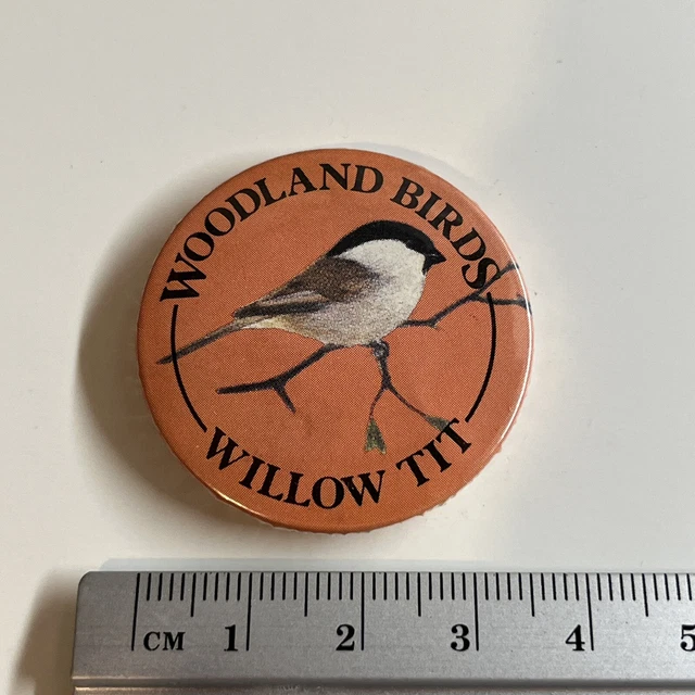 RSPB WOODLAND BIRDS Collectible Pin Badge Willow Tit Bird £3.99 ...