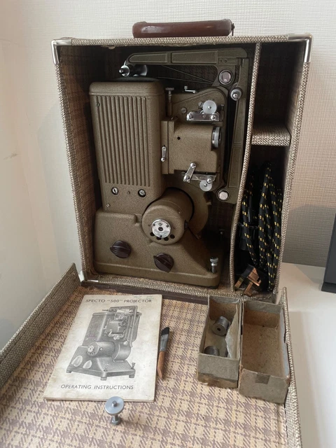 SPECTO '500' 8MM/16MM Film Projector (UNTESTED) £25.00 - PicClick UK