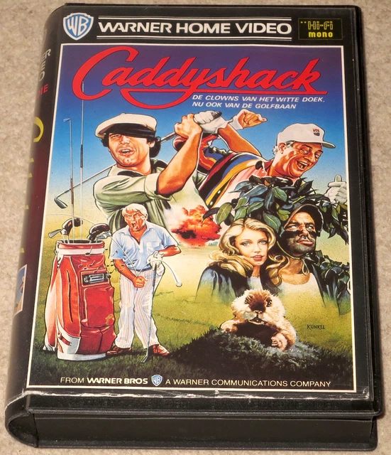 CHEVY CHASE CADDYSHACK Rodney Dangerfield WARNER HOME VIDEO Dutch VHS ...