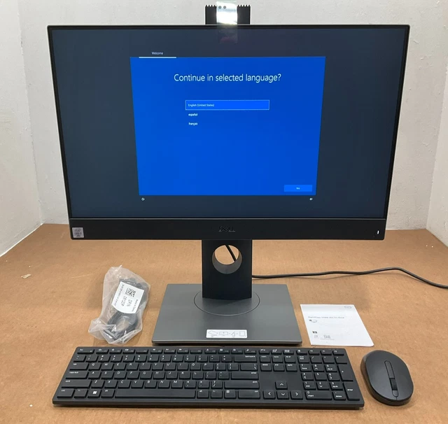 NEW DELL OPTIPLEX 7490 AiO i7-10700 16GB 512GB GbE BT5.1 WiFi6 23.8F ...