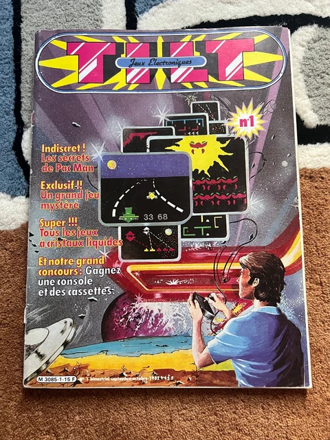 MAGAZINE TILT N°1 *** JEUX ELECTRONIQUES / Sept Oct 1982 / BON ETAT ...
