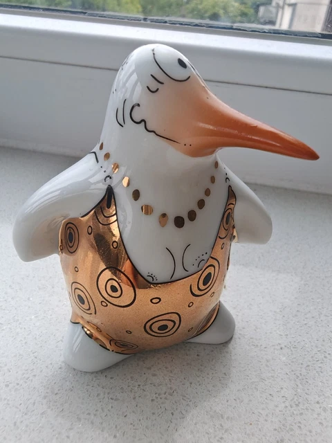 GOEBEL-PORZELLAN: ADAM & Ziege Salzstreuer "Pinguin-Dame, overdressed ...