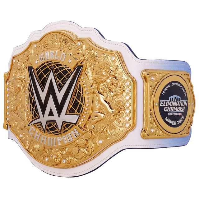 WWE MARCH 1, 2025 Elimination Chamber 2025 Replica Title Belt Toronto ...