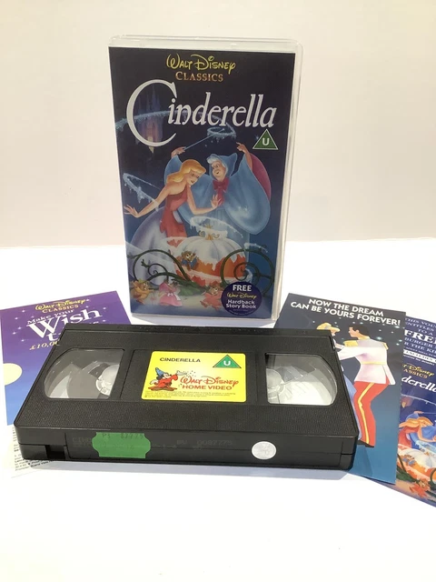 WALT DISNEY CLASSICS VHS Video Tape Cassette Cinderella Vintage (VHS ...