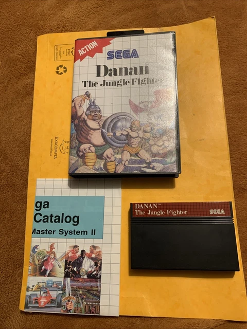 DANAN THE JUNGLE Fighter - Sega Master System Game PAL - Inc Poster ...