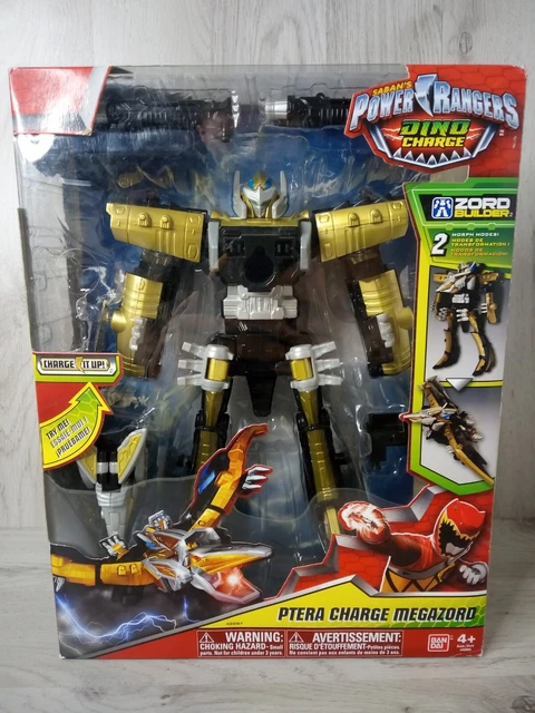 POWER RANGERS DINO Charge Ptera Charge Morphs To Megazord - New In ...