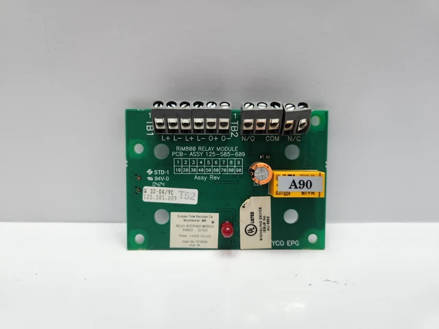 TYCO EPG RIM800 Relay Interface Module 125-585-609 $154.79 - PicClick CA
