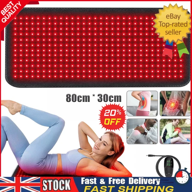 LED RED LIGHT Therapy Pad Infrared Full Body Mat Device Back Muscle ...