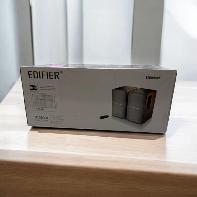 EDIFIER R1280DB POWERFUL Bookshelf Speakers - Brown (boxed, never ...