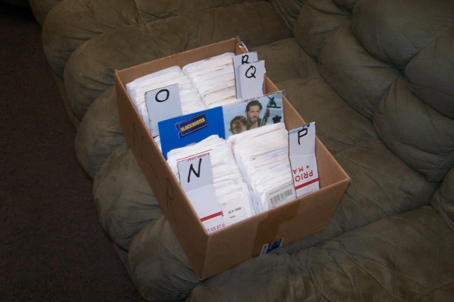 BLOCKBUSTER DVD'S IN Sleeves Titles that Start with the Letters N, O, P ...