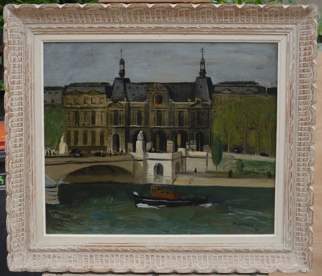 IL LOUVRE AL Ponte Del Carrousel, Parigi 1947. Pierre LAFAGES (1925 ...