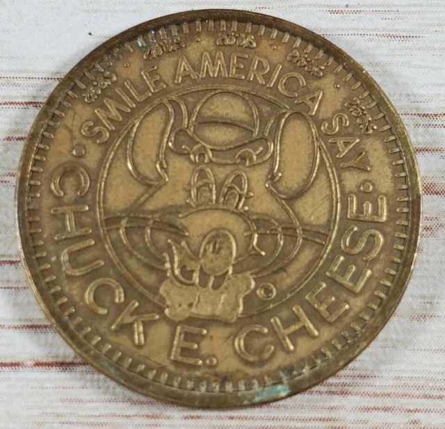 1983 CHUCK E. Cheese Arcade Token - Chuck E Cheese Arcade Gaming Pièces ...
