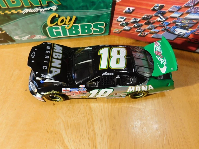 RARE: COY GIBBS #18 MBNA 2003 Chevy Monte Carlo Action 1:24 CWC 1 of ...