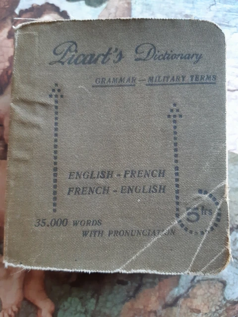 PICART'S DICTIONARY GRAMMAR military terms dictionnaire termes ...