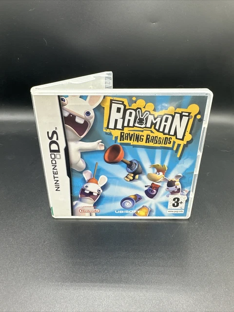 RAYMAN RAVING RABBIDS | Nintendo DS 2007 Authentic And Tested- Loose No ...