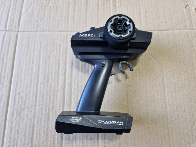 THUNDER TIGER ACE RC Cougar GP3 2.4GHz 3 Channel Transmitter Radio Gear ...