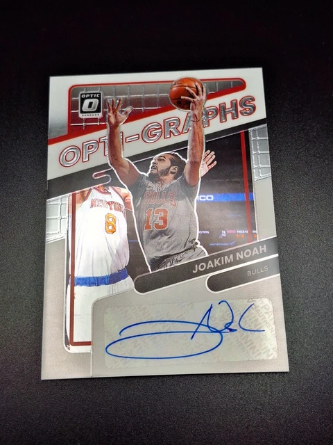 AUTOGRAPHE OPTIQUE JOAKIM Noah 2021-22 #/49 Chicago Bulls EUR 12,19 ...