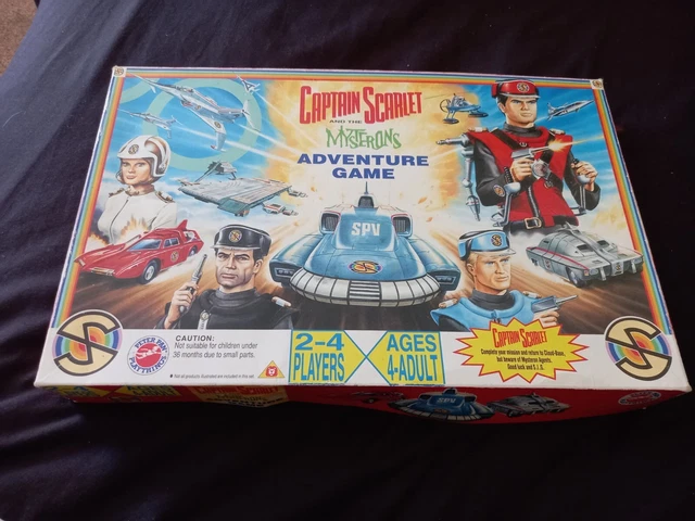 CAPTAIN SCARLET AND the Mysterons Adventure Game Board Game 1993 ...