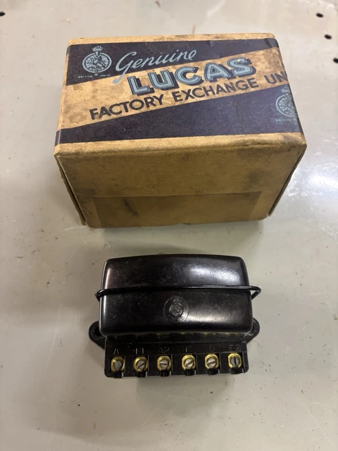 VINTAGE AUSTIN 7 SEVEN LUCAS 6 VOLT CFR2 CUT OUT NOS MORRIS 8 singer ...
