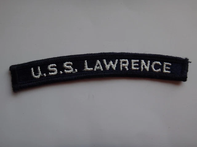VIETNAM WAR US Navy Rocker Patch USS LAWRENCE DDG-4 Destroyer £5.66 ...