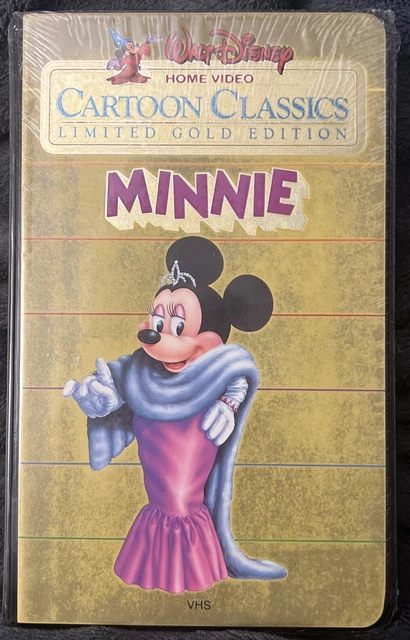 WALT DISNEY CARTOON Classics Limited Gold Edition ‘Minnie Mouse’ VHS ...