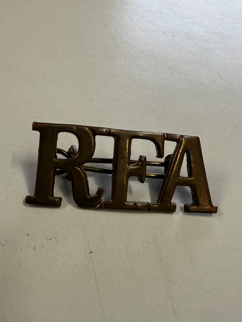 OLD WW1 / Ww2 Rfa Royal Field Artillery Shoulder Title Badge £4.99 ...