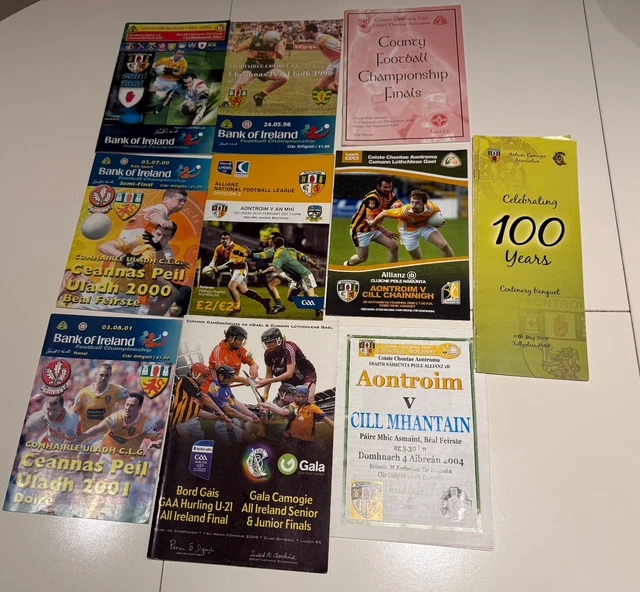 ULSTER GAA MATCH Programmes Nine of bulk lot £52.70 - PicClick UK