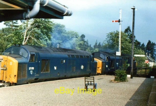 PHOTO RAILWAY 6X4 Class 37 37178 and 112 Freight at Bridge of Orchy 30 ...