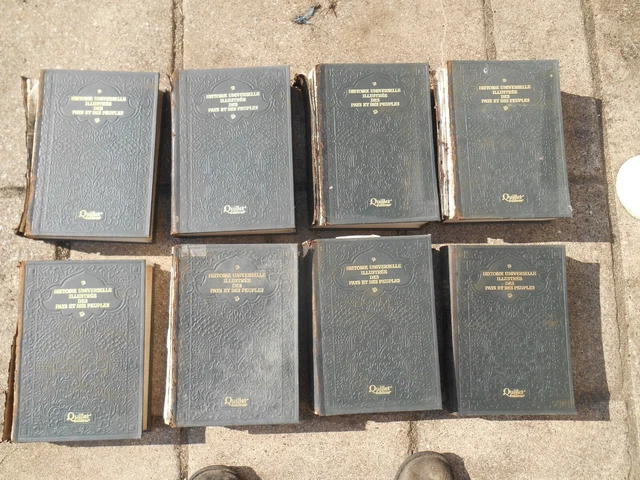 LOT ENCYCLOPÉDIE QUILLET PETIT HISTOIRE UNIVERSELLE ILLUSTREE DES PAYS ...