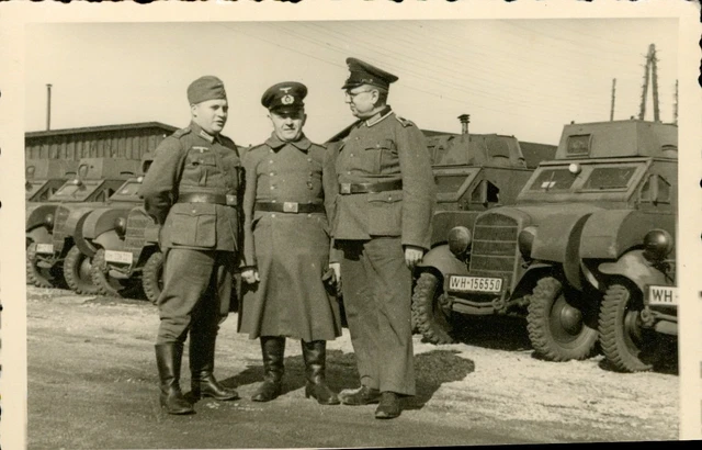 WK1 FOTO PHOTO Wehrmacht Soldaten deutscher Panzerspähwagen Adler Kfz ...