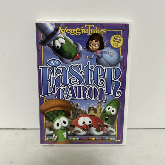 VEGGIETALES AN EASTER Carol DVD Movie 2004 Featuring Rebecca St. James ...