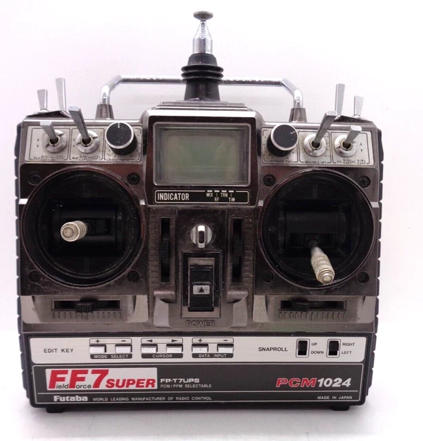 FUTABA FF7 SUPER Fp-T7Ups Sender 35Mhz Ideal 2,4Ghz Conversion Mode 1 ...