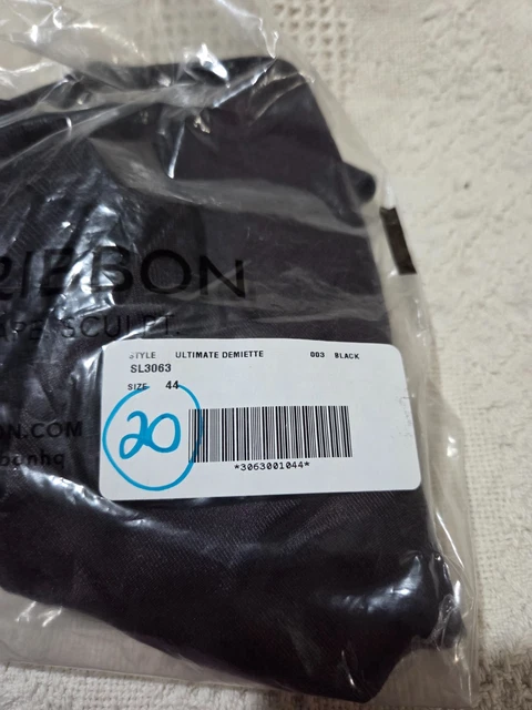 NEW RUBY RIBBON Demiette Bra Black Style 3063 Size 44 £7.42 - PicClick UK